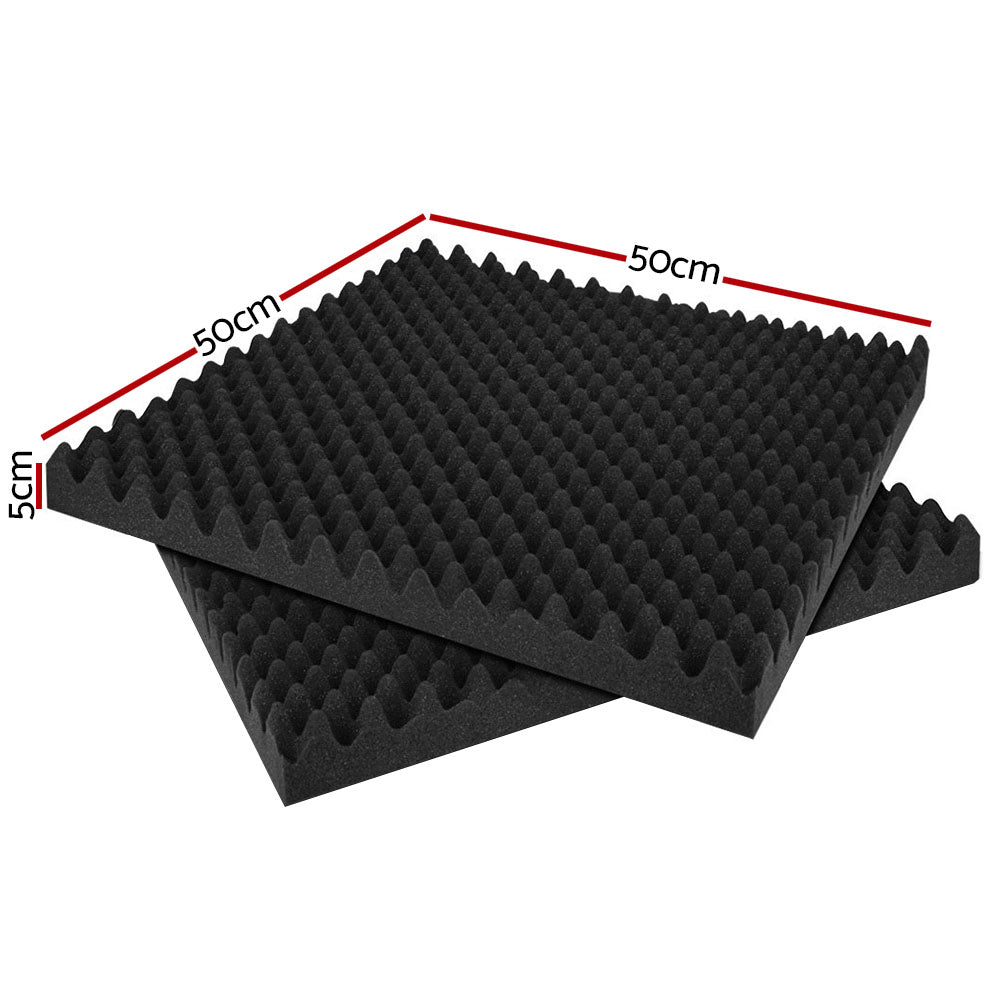 Alpha Acoustic Foam 20pcs 50x50x5cm Sound Absorption Proofing Panels E ...