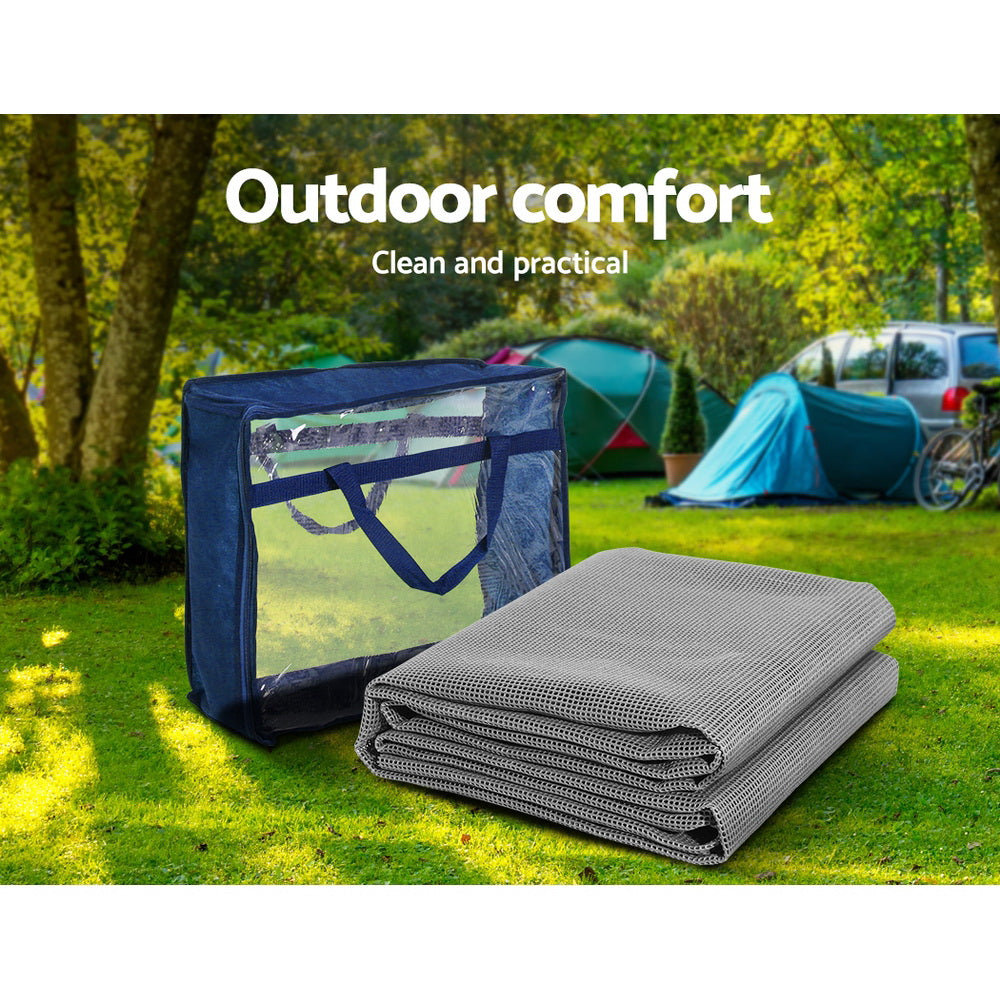 Weisshorn 3M X 2.5M Annex Matting Floor Mats Mesh Caravan Camping Anne ...