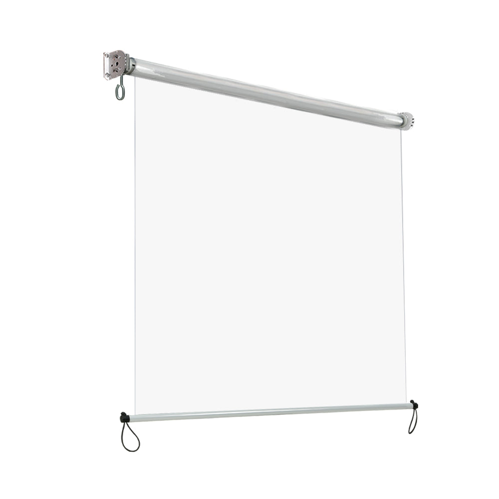 Instahut 1.5X2.4M Outdoor Blinds Clear Roll Down Awning Retractable Ou ...