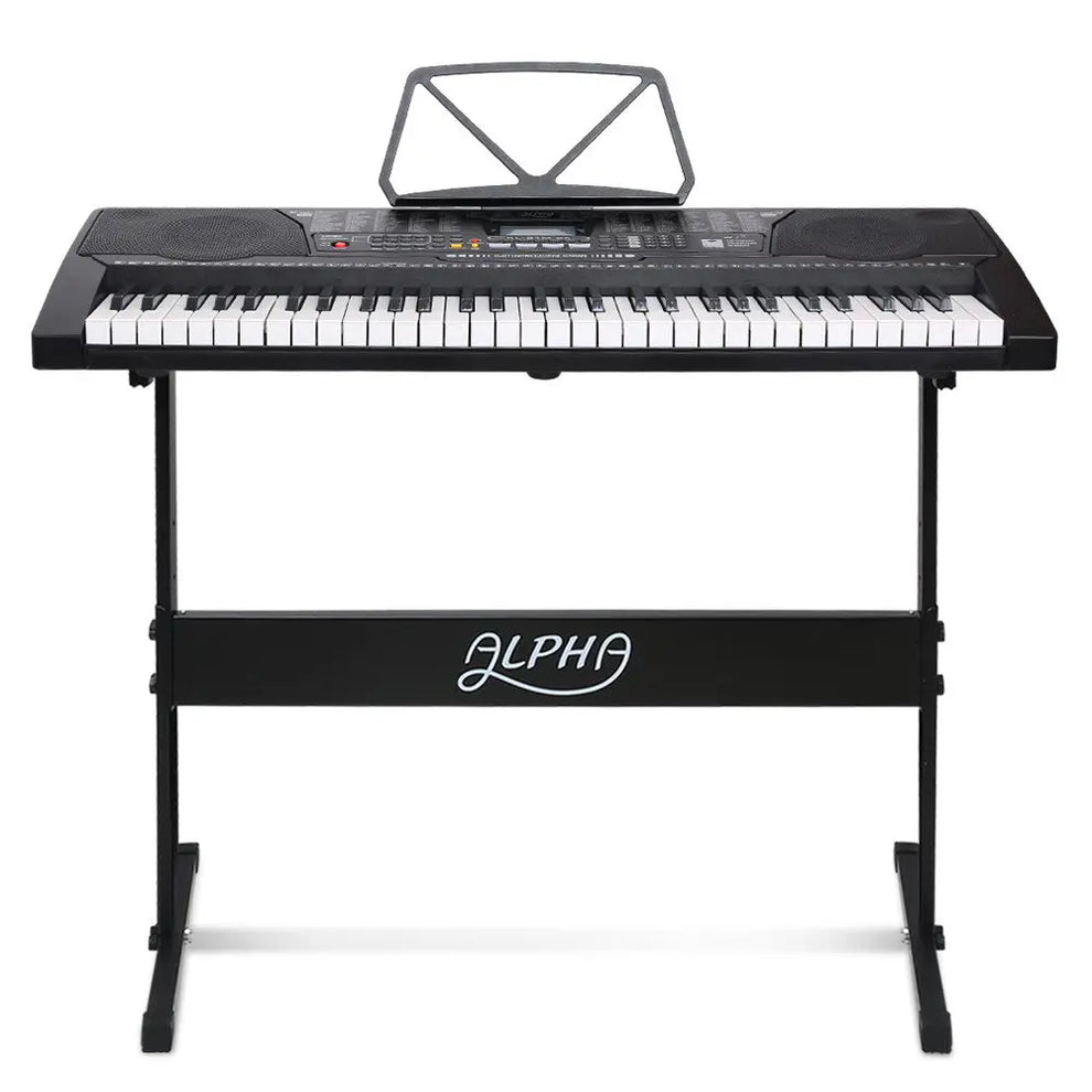 Alpha 61 Keys Electronic Piano Keyboard Digital Electric w/ Stand – Oz ...