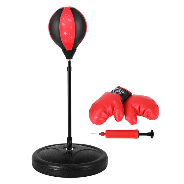 Everfit Punching Boxing Bag Stand Set Gloves with Pump Height Adjustab ...
