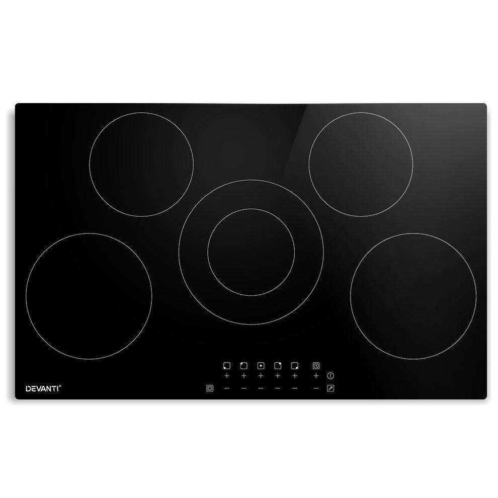 Devanti Electric Ceramic Cooktop 90cm - Oz Goods Depot