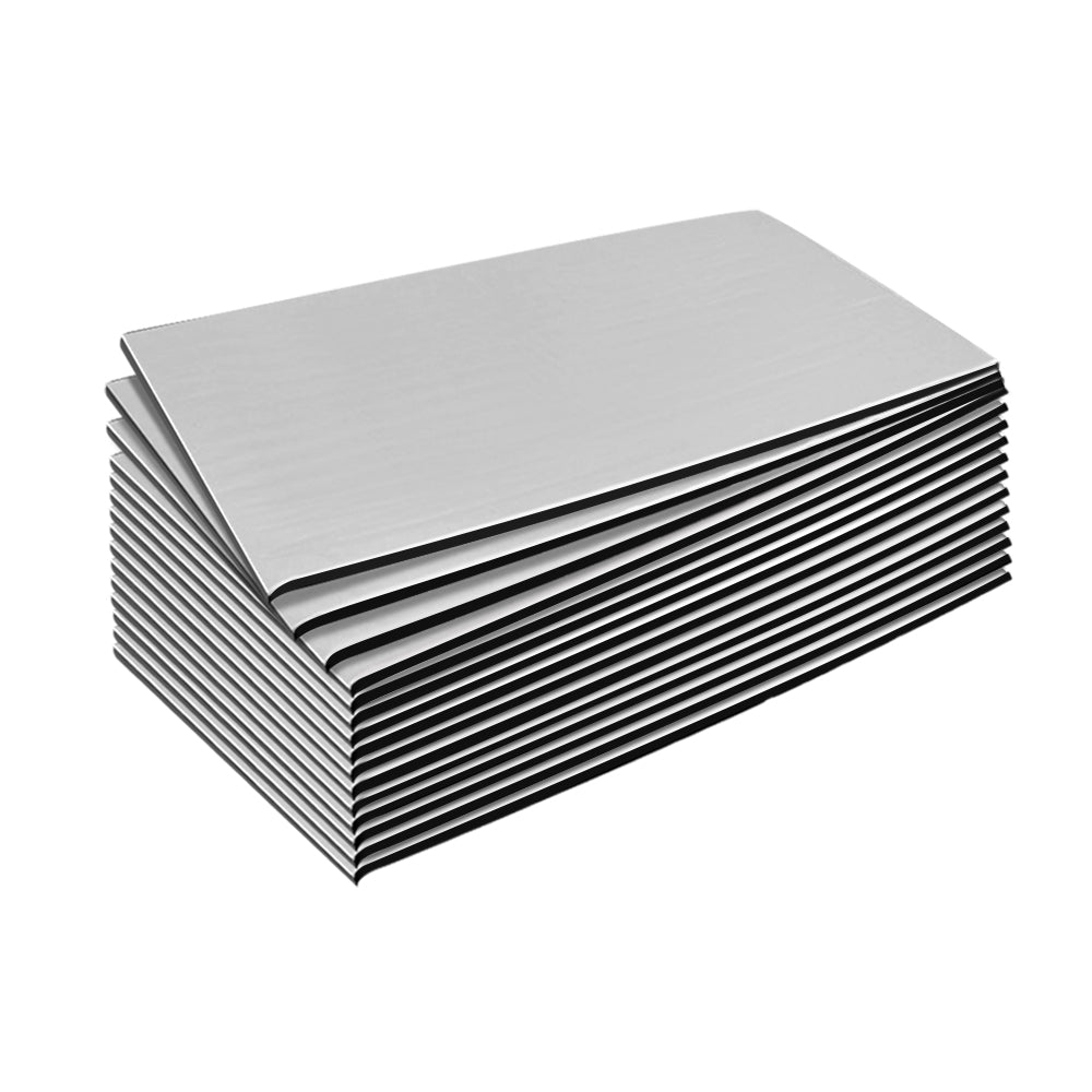 Weisshorn 36PCS 32CM X 50CM Car Sound Deadener Butyl Noise Insulation ...