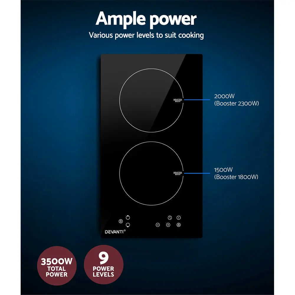 Devanti Induction Cooktop 30cm Electric Cooker - Oz Goods Depot