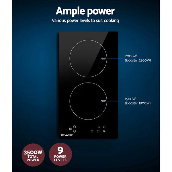 Devanti Induction Cooktop 30cm Electric Cooker - Oz Goods Depot