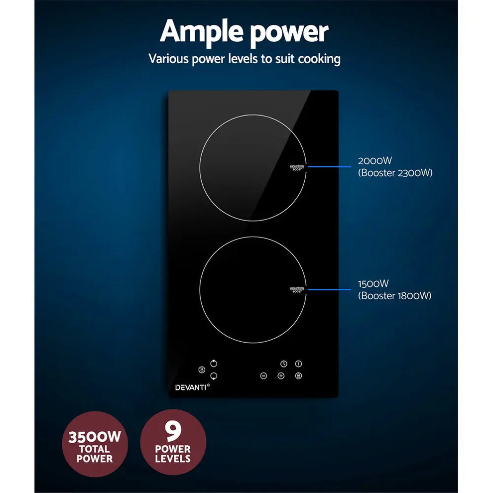Devanti Induction Cooktop 30cm Electric Cooker - Oz Goods Depot