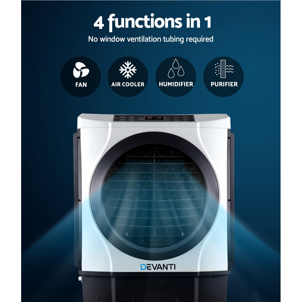 Devanti Evaporative Air Cooler Conditioner 60L – Oz Goods Depot