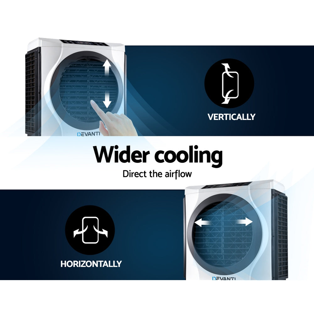 Devanti Evaporative Air Cooler Conditioner 60L – Oz Goods Depot