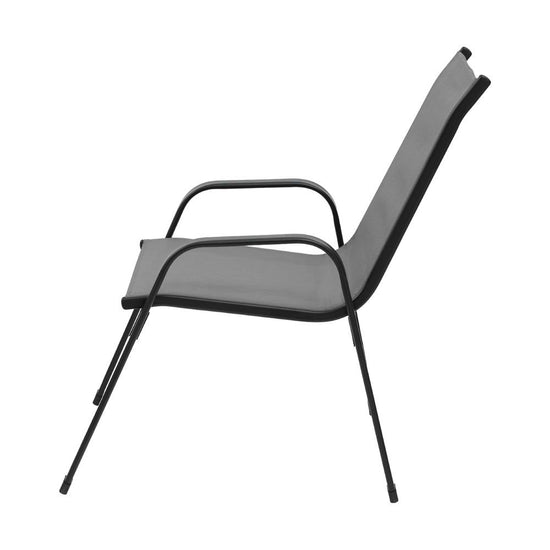 Gardeon 6PC Outdoor Dining Chairs Stackable Lounge Chair Patio – Oz ...