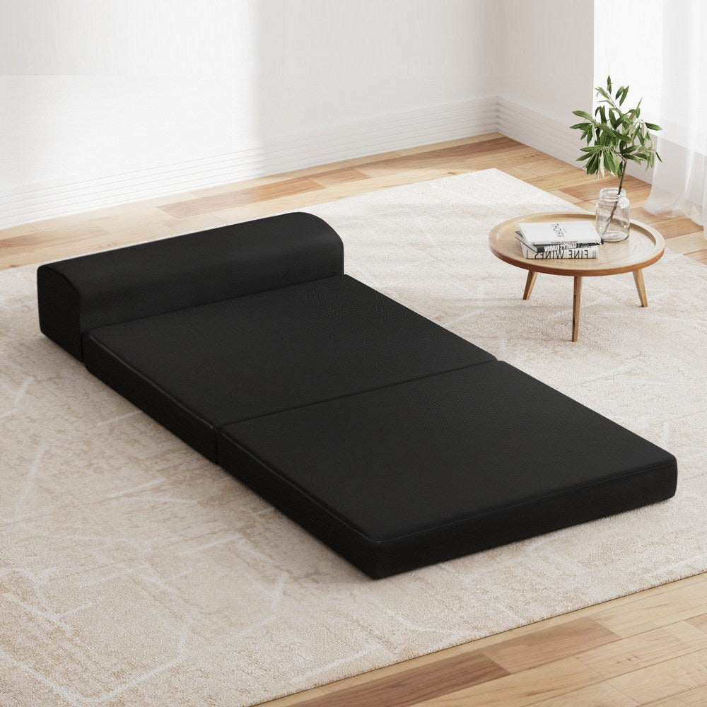 Giselle Bedding Foldable Mattress Folding Foam Bed Mat Black – Oz Goods ...