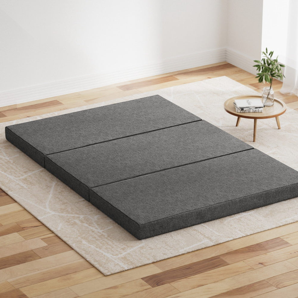 Giselle Bedding Foldable Mattress Folding Foam Double Grey – Oz Goods Depot