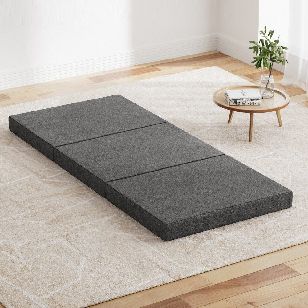 Giselle Bedding Foldable Mattress Folding Foam Bed Single Grey – Oz ...