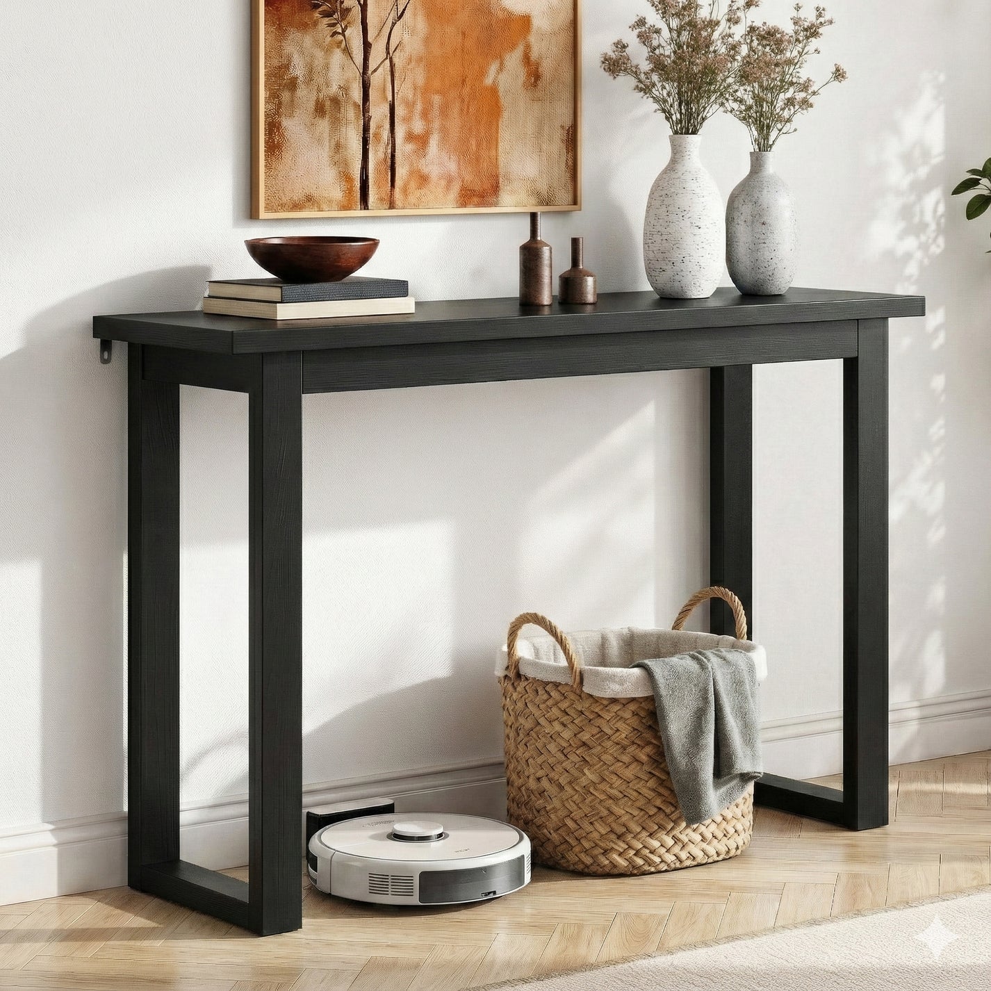 Artiss Console Table 110CM Black – Oz Goods Depot