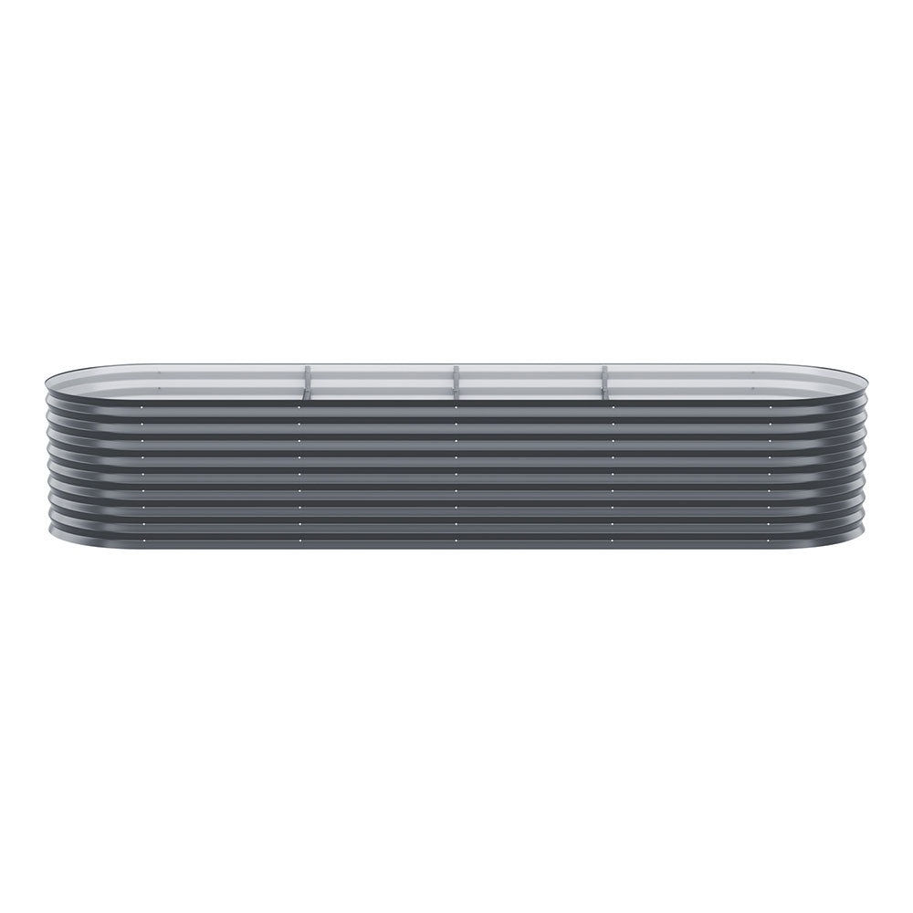2x Green Fingers Raised Garden Bed 320X80X56cm Oval Planter Box – Oz ...