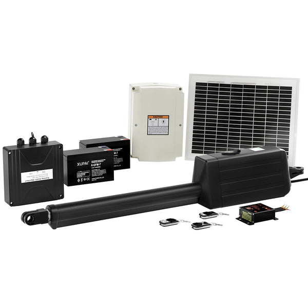 Lockmaster Single Swing Gate Opener 10W Solar Power Automatic Electric ...