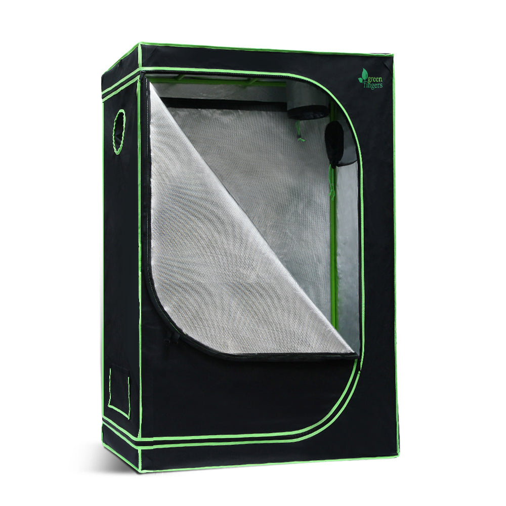 Green Fingers Grow Tent 90x50x160CM Hydroponics Kit Indoor Plant Room ...