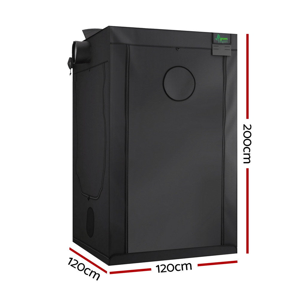 Green Fingers Grow Tent Kits 120x120x200cm Hydroponics Indoor Grow Sys ...