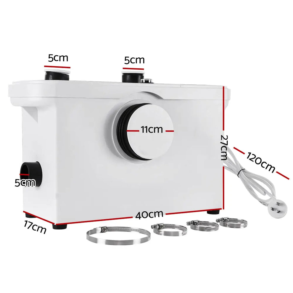 Giantz Macerator Sewerage Pump Waste Water Marine Toilet Disposal – Oz ...