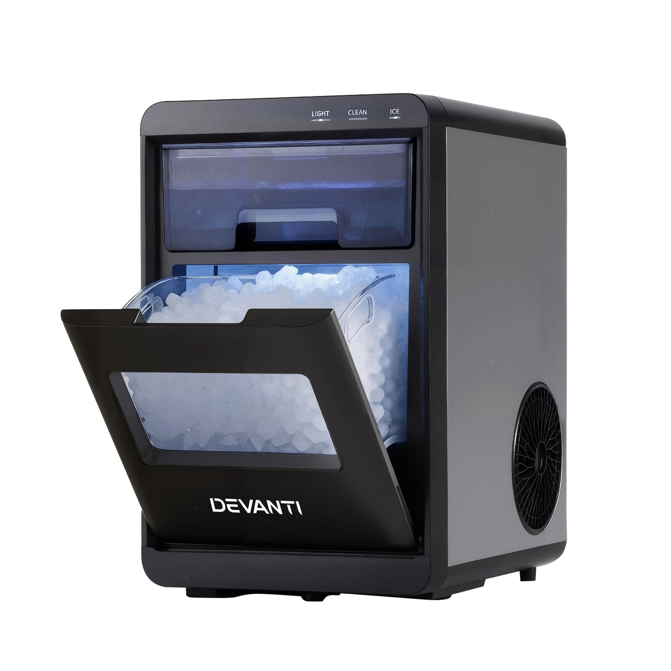 Devanti Ice Maker Machine 20kg Chewable Nugget Ice Countertop w/Self C ...