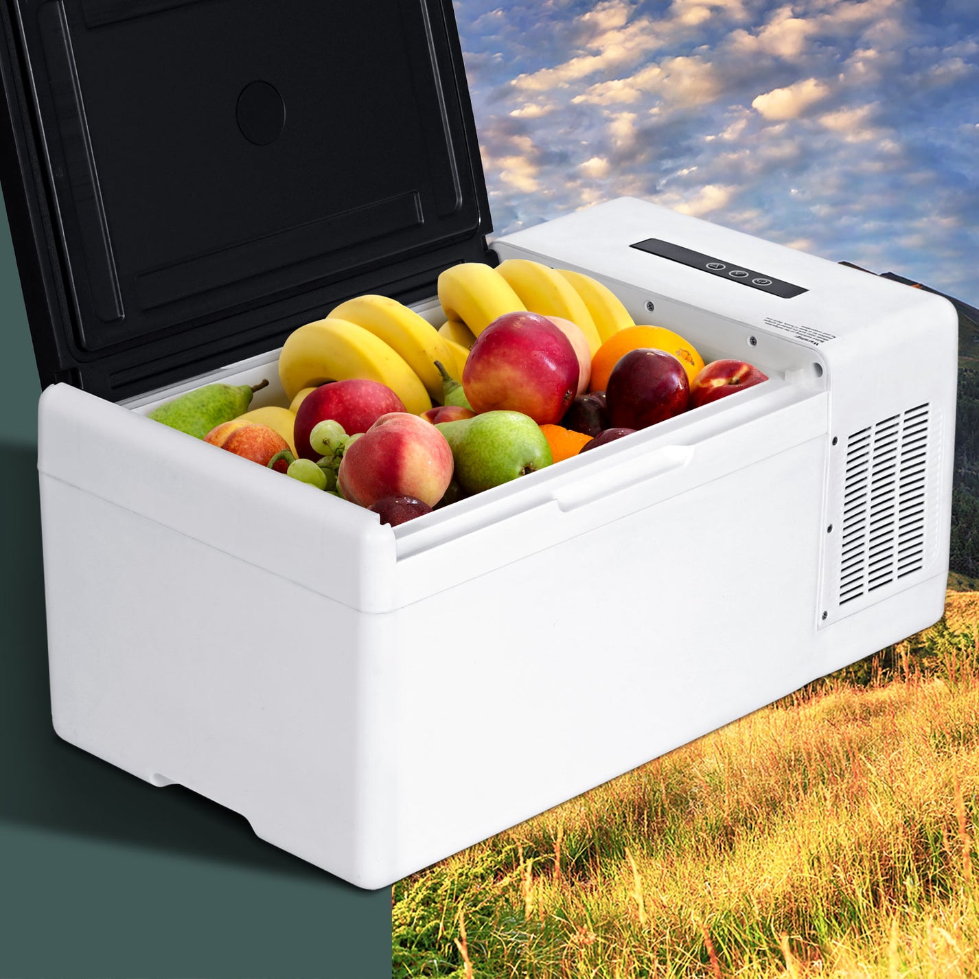 Glacio Camping Fridge 15L Portable Bar Fridges Freezer 12V/24V/240V ...