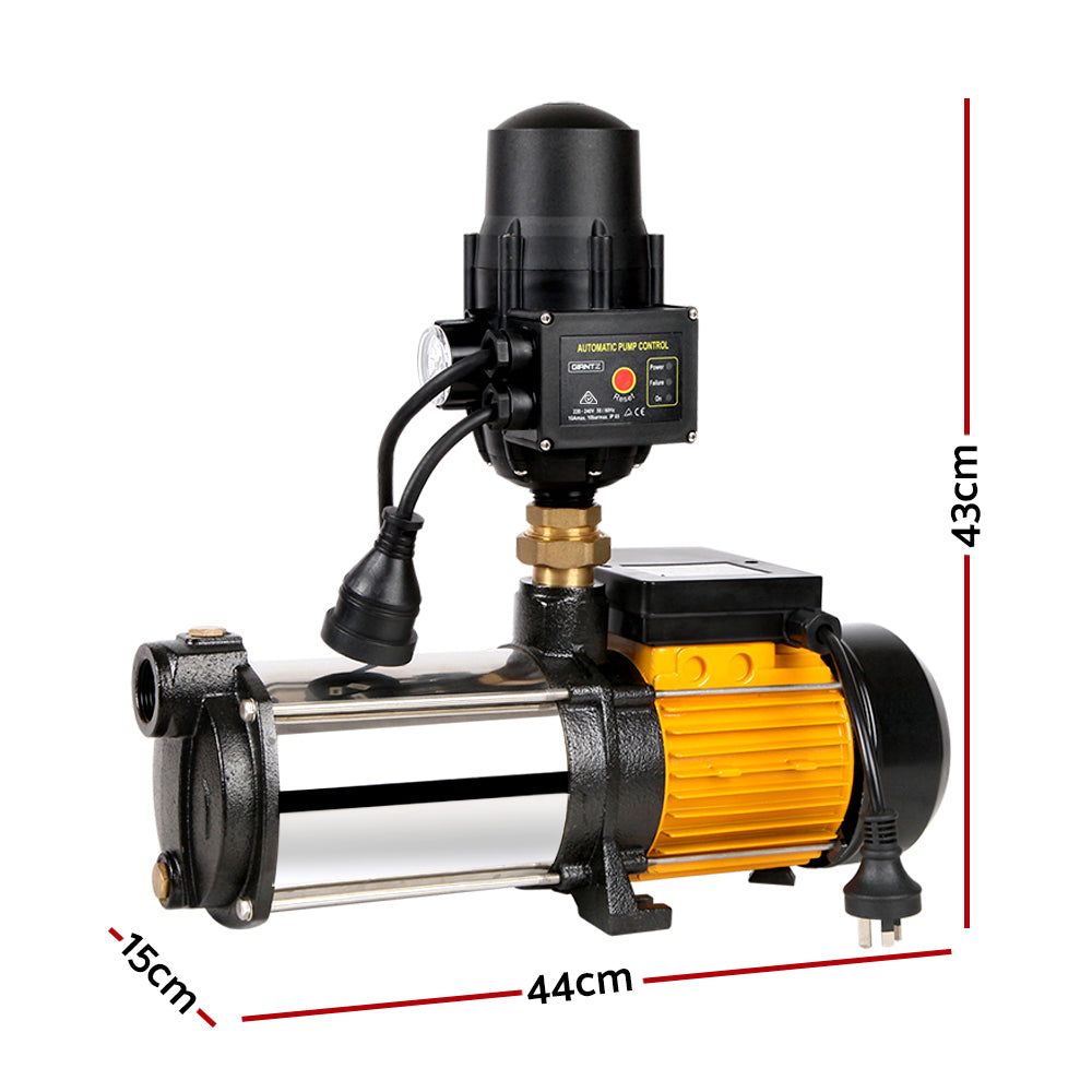 Giantz Garden Water Pump High Pressure 2000W Multi Stage Tank Rain – Oz ...