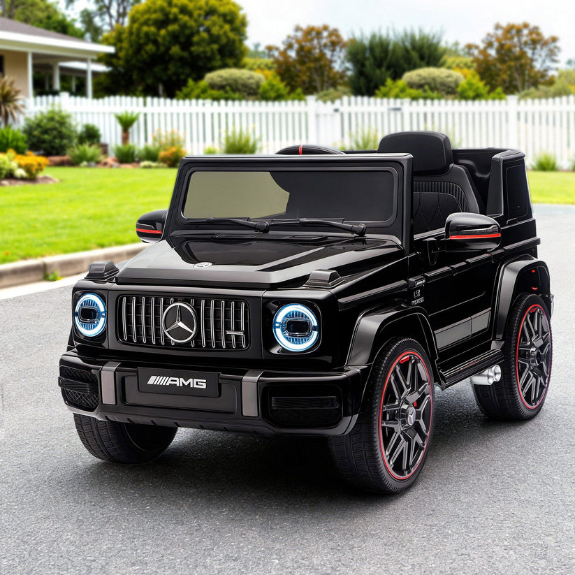 Kids Electric Ride On Car G63 Toy Cars Remote Control Black – Oz Goods ...