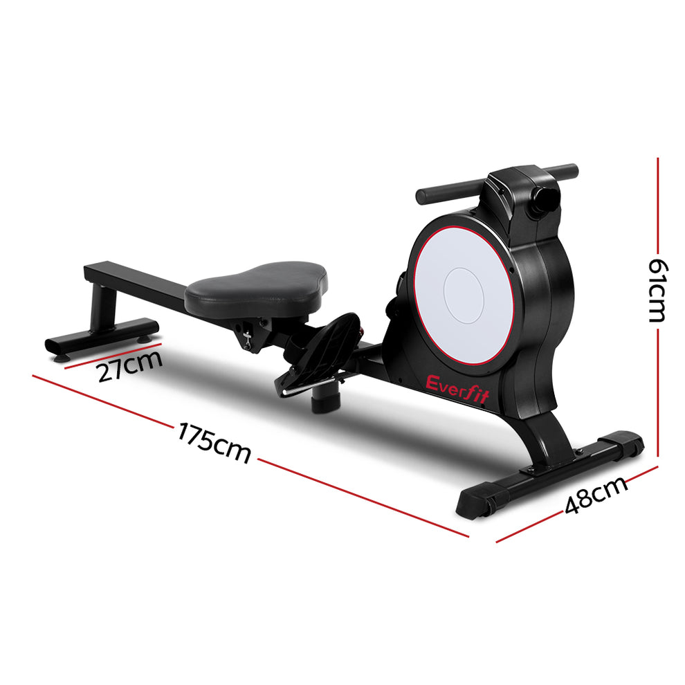 Everfit Rowing Machine Rower Magnetic Resistance Exercise Gym Home Car ...