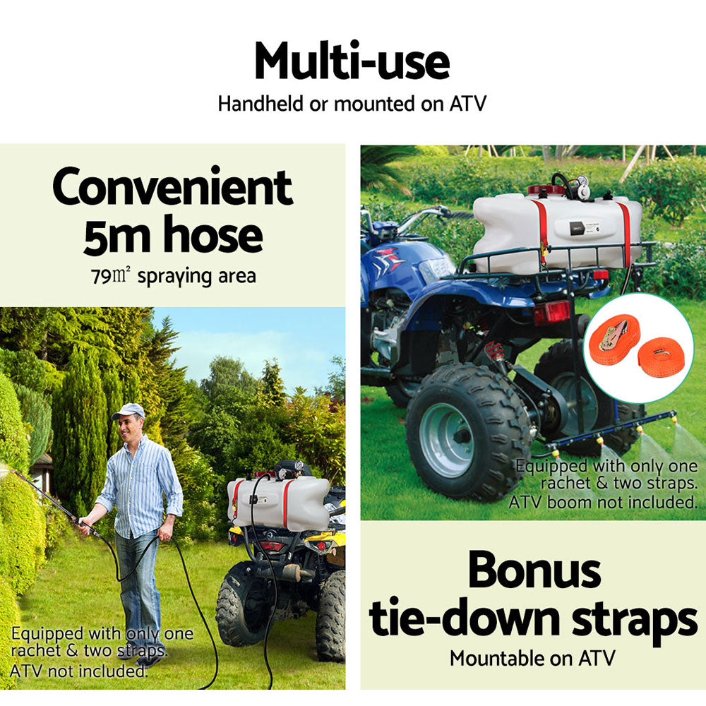 Giantz Weed Sprayer 60L 1.5M Fixed Boom Garden Spray - Oz Goods Depot