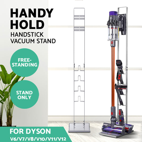 Artiss Freestanding Dyson Vacuum Cleaner Stand for V6 7 8 10 11 Silver ...