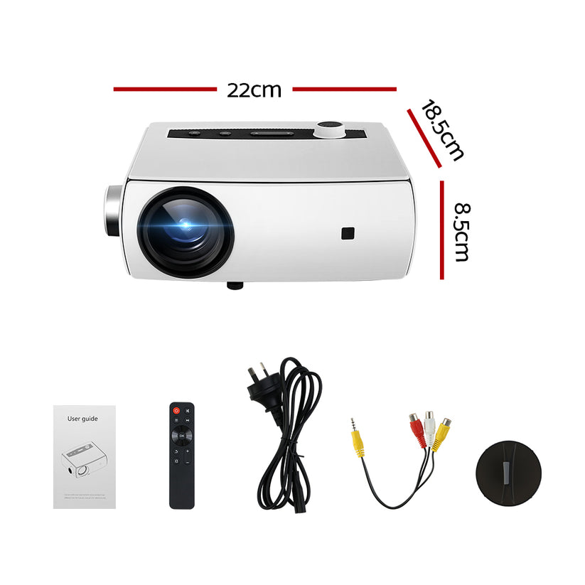 Devanti Mini Video Projector Wifi USB HDMI Portable HD 1080P Home Movi ...