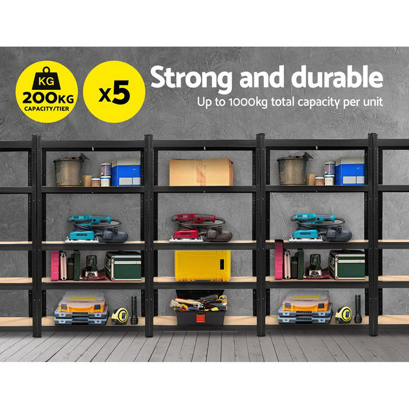 Giantz 5x1.8M Garage Shelving Warehouse Rack Pallet Racking Storage ...